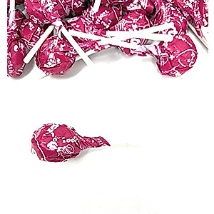 Red Raspberry Tootsie Pops Bulk Candy 100 Count Lollipops Suckers Variety Value Pack Aprox. 4.5 lbs (72 Oz)