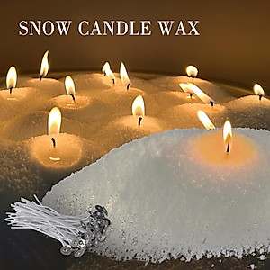 pliadvbu 10 lb Wax Sand DIY Pearl Candle Kit, 100 Candles Wicks, Natural Pearl Wax, Reusable, Unscented Powder Candles for Candle Making, Weddings and Parties