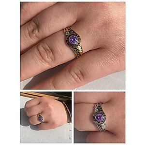 JNJ Women's Class Ring, personalized for high school and college graduates, Sterling Silver, Birthstone Class Rings (Platinum)