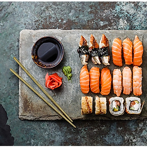 Helen's Asian Kitchen Stainless Steel Chopsticks, Set of 5-Pair, One Size, Gold