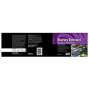CrystalClear Barley Extract Concentrate - Natural Liquid Pond Clarifier - 1 Gallon of Barley Straw Extract Treats Up to 64,000 Gallons