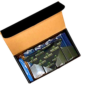 PYP Sports Card Toploaders and Sleeves Bundle, Including 100 35pt Ultra Clear Top Loaders and 100 Clear Soft Card Sleeves (100 toploaders + 100 Sleeves)