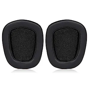 Jecobb Replacement Earpads with Protein Leather & Memory Foam Ear Cushion Cover for Logitech G633 G933 G935 Headphone ONLY