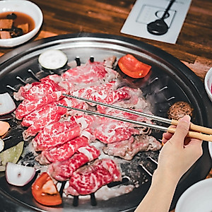 Luxshiny Stainless Steel Chopsticks Long Chopsticks Frying Cooking Chopsticks Foods Serving Chopsticks Hot Pot Chopsticks Public Chopsticks for Home Restaurant (40cm)