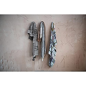 Creative Co-Op Soft and Cozy Woven Cotton Blanket with Neutral Colors and Fringe Edge Details Throw, Multicolored