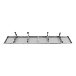 TrueyEssence Folding Concession Shelf 72" L x 12" W, Stainless Steel Food Serving Shelf Wall Mounted Floating Shelving for Concession Window Food Truck Home Restaurant Garage