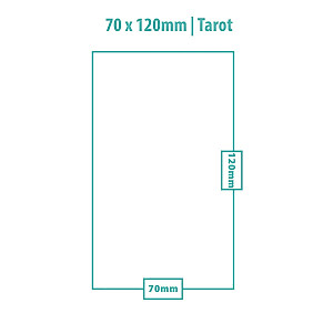 Ultra Pro Tarot Board Game Sleeve - 70mmx120mm (50/Pk)