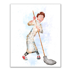 BigWigPrints Ratatouille Poster - Ratatouille Decorations, Remy and Linguini, Cute Kitchen Wall Art, Classic Disney Movie Posters, Unique Kitchen Wall Art Prints - Unframed Set of 3 (8x10")