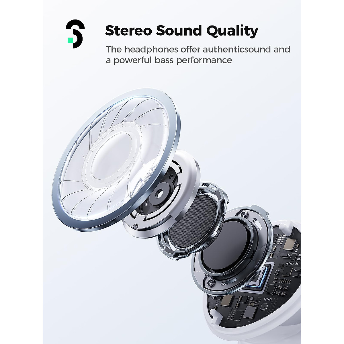 SOOMFON VR Wireless Gaming Earbuds 16ms Low Latency, Dual Connection, 2.4GHz Wireless, USB-C Dongle Included - Compatible with Quest 2, Quest Pro, PS5, PS4, Steam Deck, PC, Switch