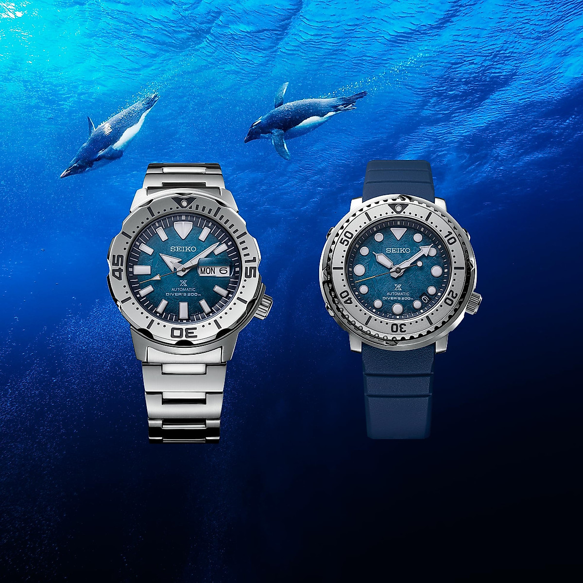 SEIKO SRPH75 Automatic Dive Watch for Men - Prospex Special Edition - LumiBrite Hands, Rotating Elapsed Timing Bezel - Water Resistant 200M