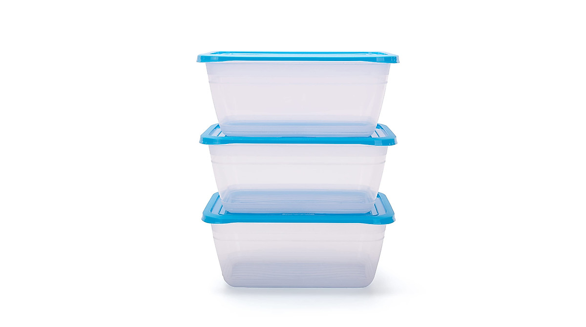 Mintra Home Blue Storage Containers 4L - Durable & Multipurpose