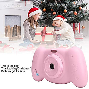 SALUTUY Children Video Camera, Delayed Photos Continuous Shooting 12Mp Photos Children Camera for Birthday for Thanksgiving for Christmas for Kids(Pink)