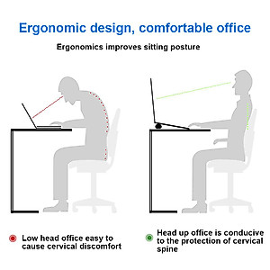 CALIDAKA Laptop Cooling Stand, Ergonomic Laptop Stand Small Invisible Cooler Ball Portable Magnetic Foot Heat for Notebook Computer Laptop