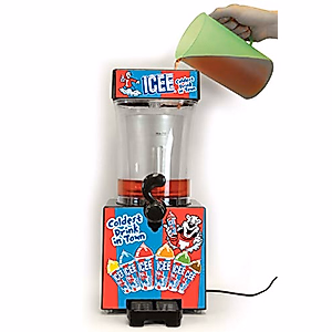 iscream Genuine ICEE Brand Counter-Top Sized ICEE Slushie Maker - Spins Your Pre-Chilled Ingredients with Your Ice into ICEE Slushies!