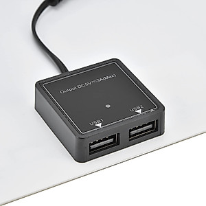 01 02 015 Solar Charging Panel, 2x10W Dual Female USB Port Photovoltaic Wide Application Solar Panel Set for Outdoor for Emergency for Boats for RVs for Satellites