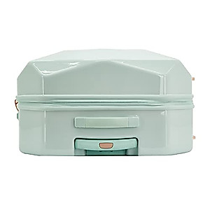 kensie Women's 3D Gemstone TSA Lock Hardside Spinner Luggage, Mint, 20-Inch Carry-On