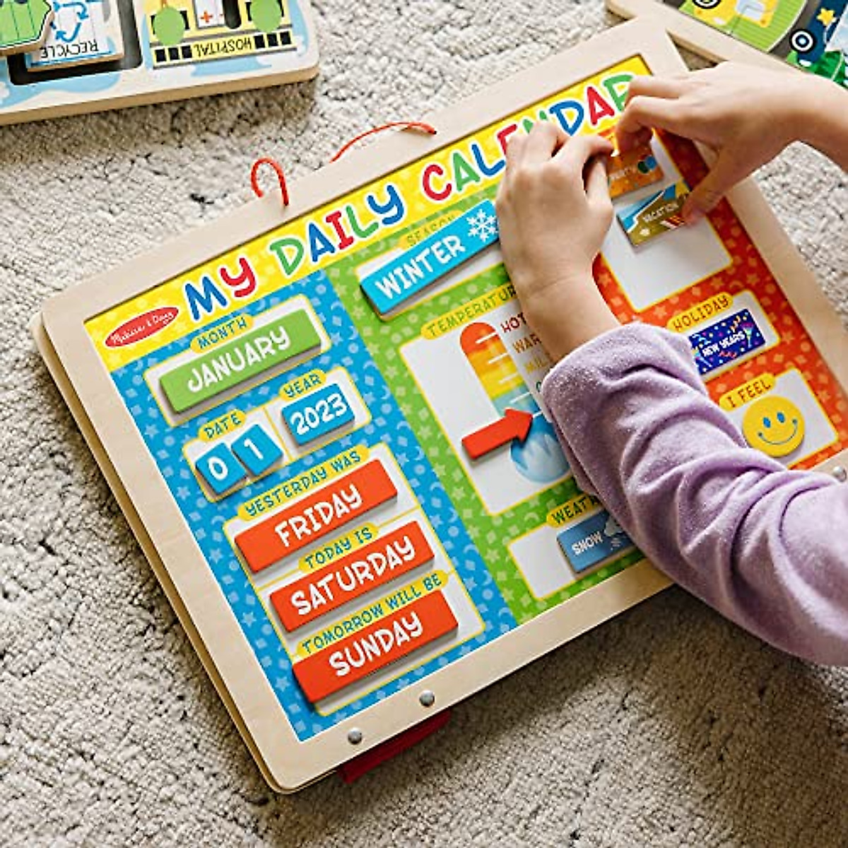 Melissa & Doug My First Daily Magnetic Calendar