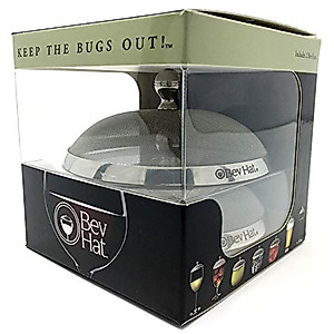 BevHat Stainless Steel Wine Glass Cover (Pack of 4). Keep The Bugs Out of Your Drinks While Outdoors. Outdoor Drink Covers for Coffee Mugs, Tea Cups, and Water Glasses. Wine Accessories to Protect Your Beverage Outside.