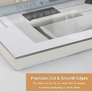 Enoin 2pcs 8 x 8 Inch Clear Acrylic/Plexiglass Sheet 0.118" 1/8 Inch Thick, Plastic Sheet Transparent Board Panel for Glass, DIY Project, Picture Frame,Paintings, Art Craft