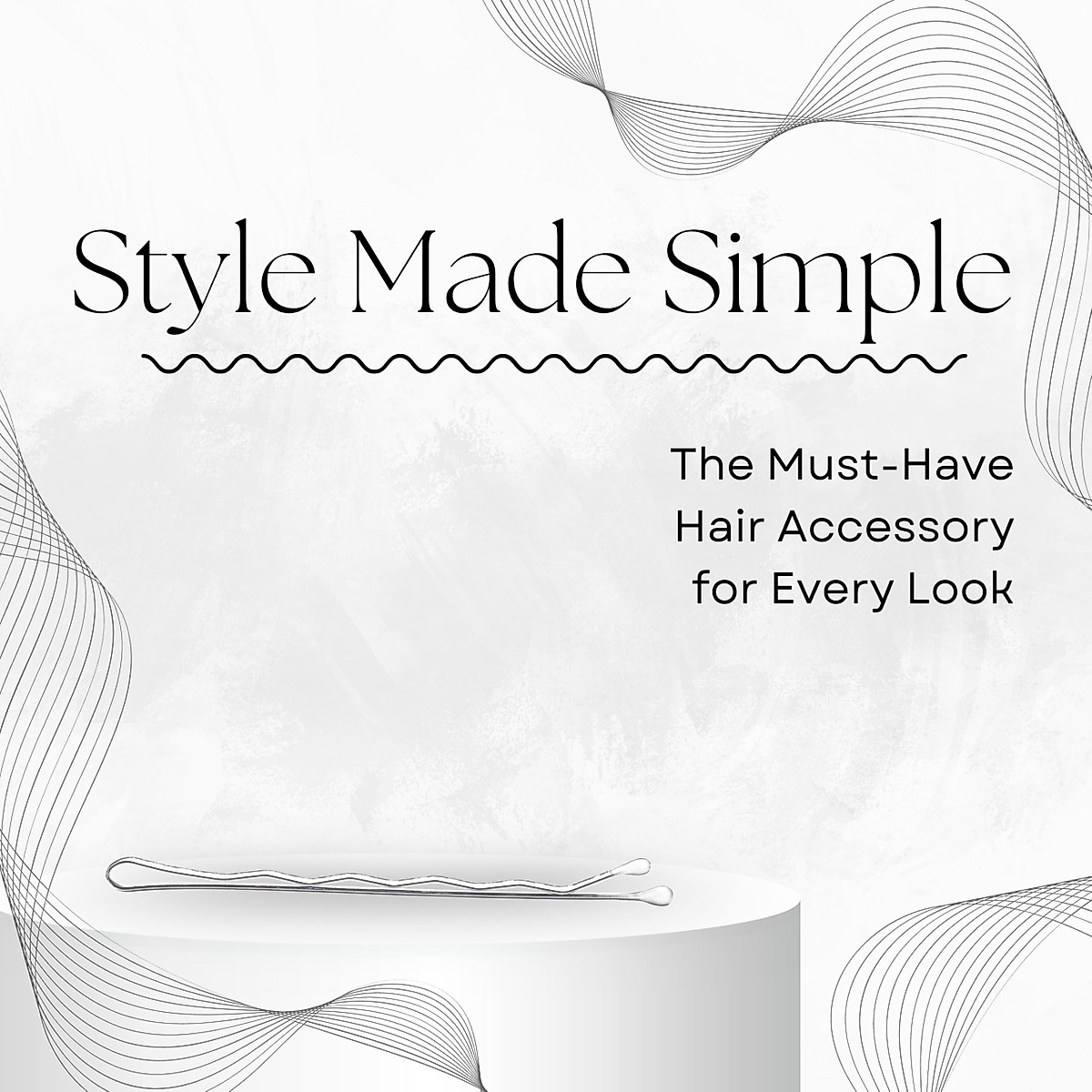 Sta-Rite White Bobby Pins - 60 count