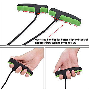 Archery Crossbow Cocking Device Crossbow Rope Cocker Aid Double Handle Strings Cocking Tool