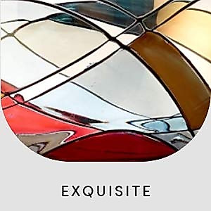 Bezrat Stemless Wine Glasses Set of Two | Hand Painted Large Premium Red and White Wine glasses | Lead-Free Crystal | Essential Wine Gift | 18 Ounces (Red)