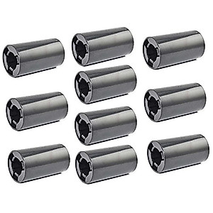 LampVPath 10PCS AA to C Size Battery Adapter Case, AA to C Size Spacers, AA to Size C Battery Adapter Converter Case(10 Pack Black)