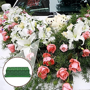 Takytao Floral Foam Cage, Dry Flower Cage Holders, Green Foam Cage Blocks for Fresh Flower Arrangements Decoration, Wedding, Interior and Garden