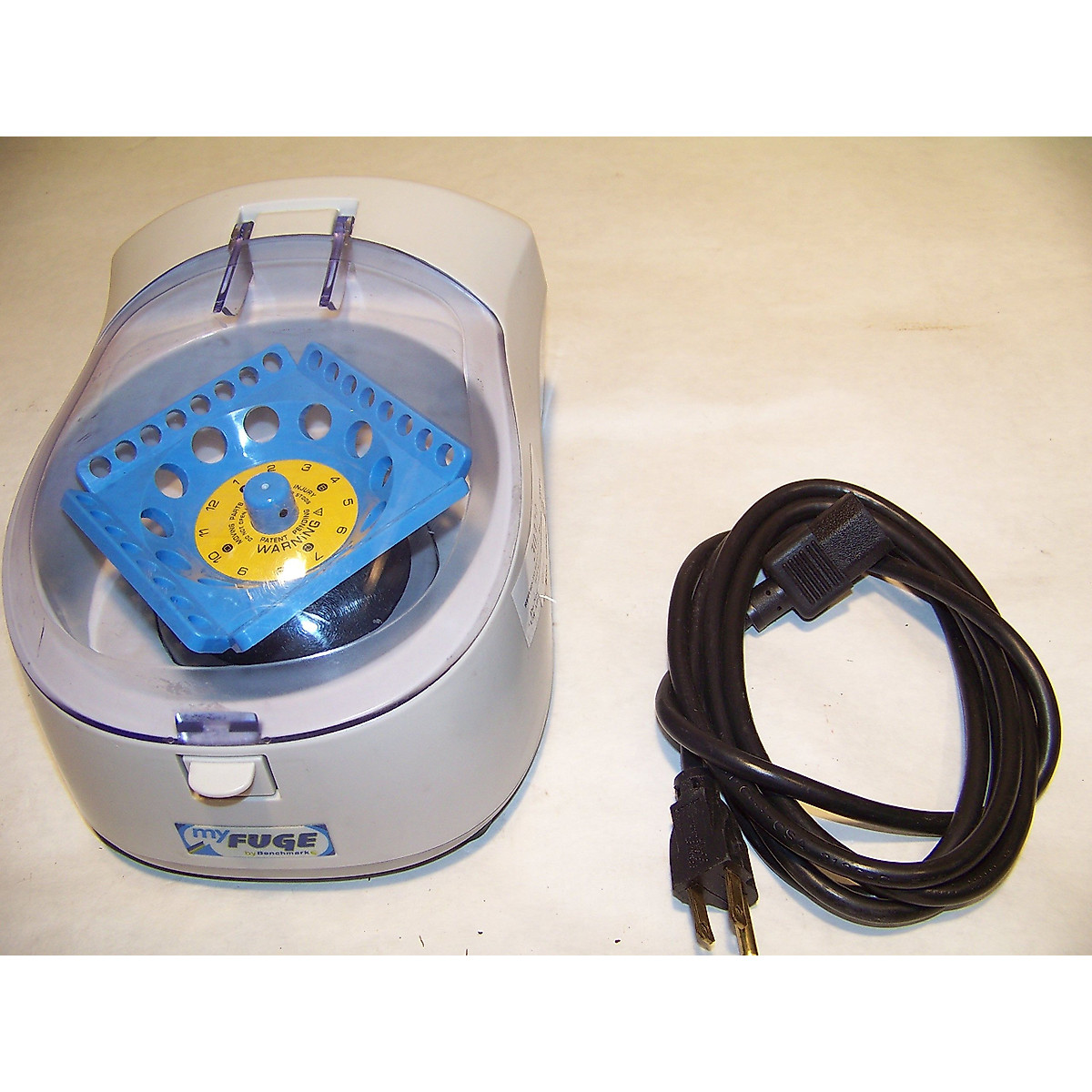 Benchmark Scientific MyFuge 12 C1012 Unlike Traditional Mini Centrifuge with Combi-Rotor, 100-240V US Plug