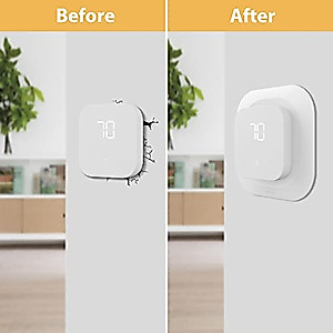 CaseBot Wall Plate Cover Compatible with Amazon Smart Thermostat 2021, Practical and Stylish Decoration Bracket Mount, White