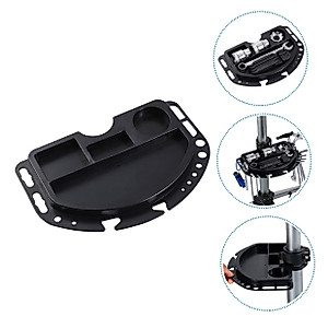 VANZACK 6 Pcs Bike Repair Station Tripod Base Stand Repair Stand Bike Stand Bike Maintenance Bike Repair Rack Work Tray Mechanic Tool Bike Parking Bracket Mechanical Workbench Dedicated