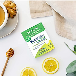 Boiron SinusCalm Allergy Tablets for Relief from Sinus Pressure, Sinus Headache, or Sinus Congestion and Pain - 60 Count