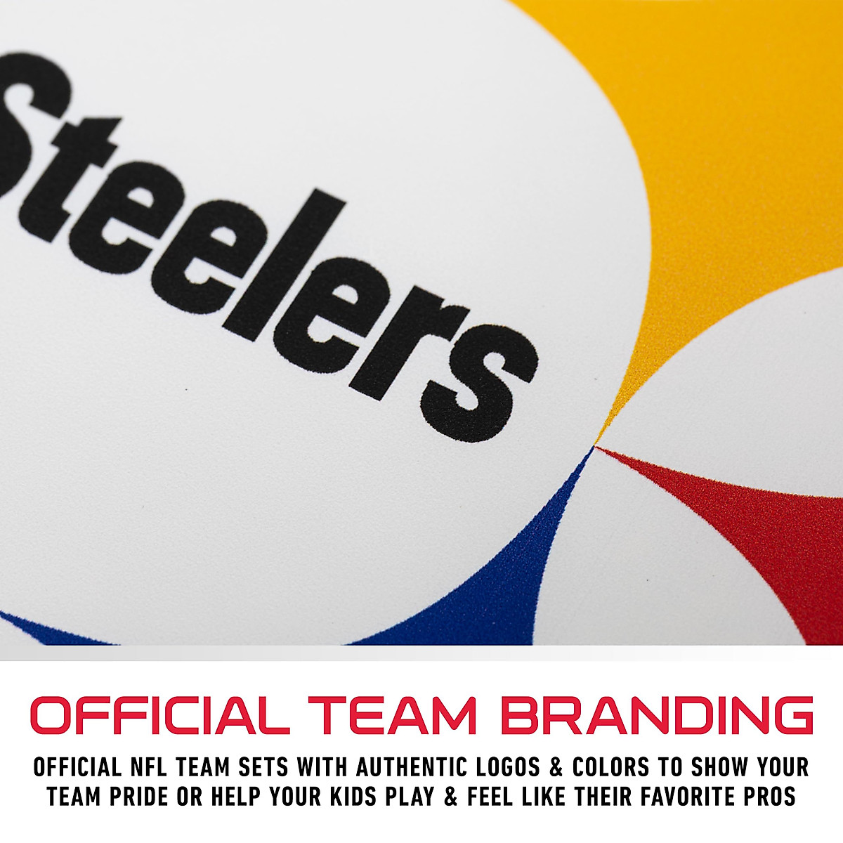 Franklin Sports NFL Pittsburgh Steelers Pickleball Paddle - Pickleball X - Polypropylene Core, Team Logo - NFL Official Licensed Product