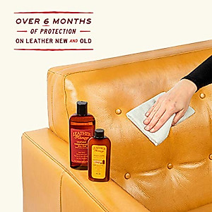 Leather Honey Complete Leather Care Kit Including 8 oz Cleaner and 8 oz Conditioner for use on Leather Apparel, Furniture, Auto Interiors, Shoes, Bags and Accessories