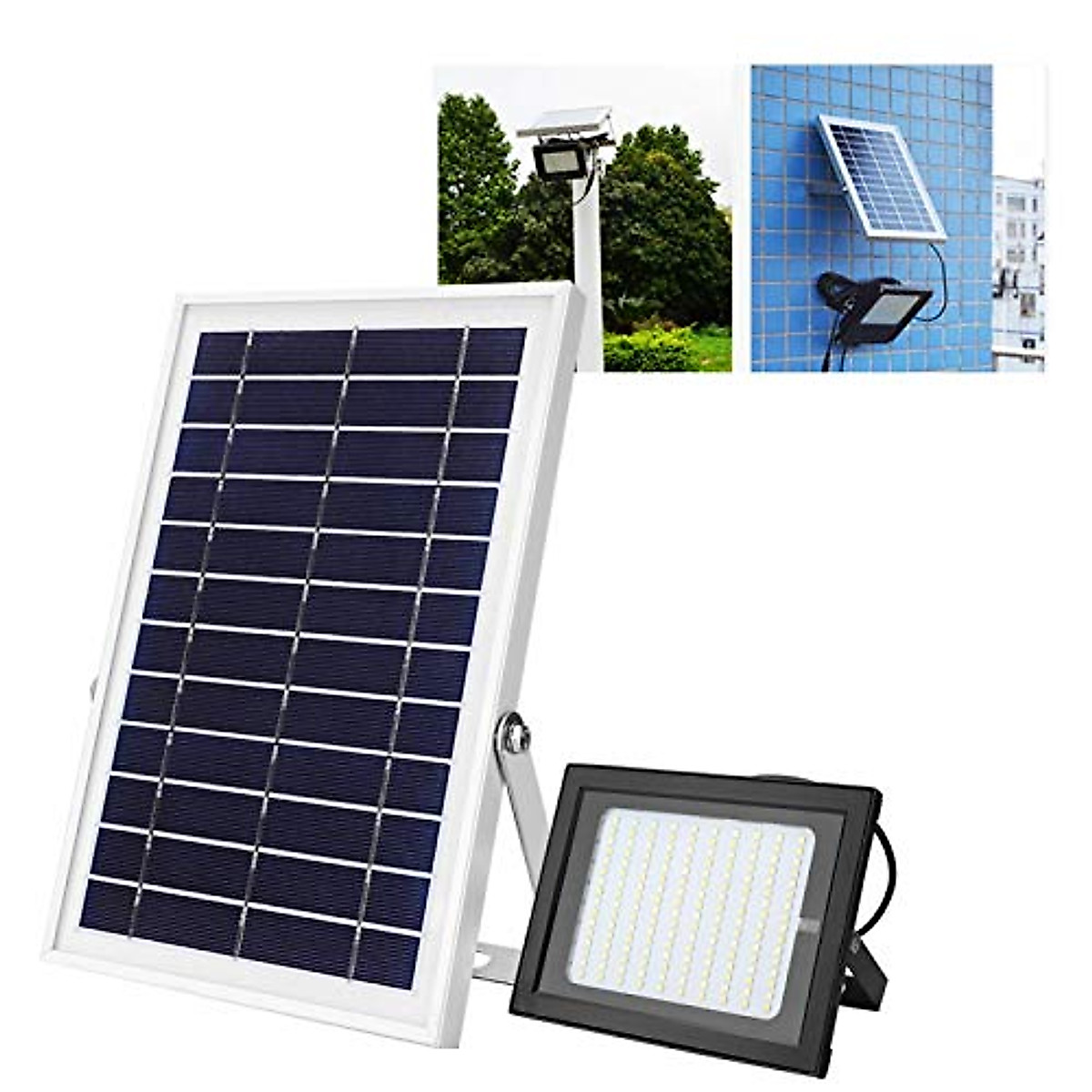 Outdoor Street Lamp For Home Outdoor Light Waterproof Solar Powered Remote Control Flood Light Garden Yard