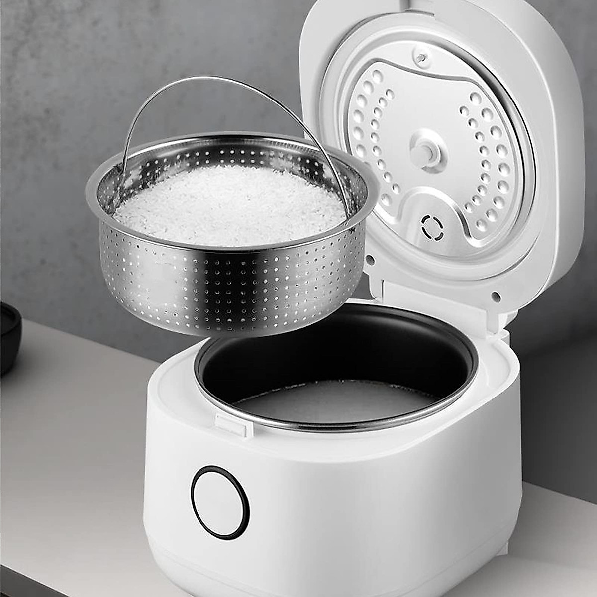 N / B 3l Low Sugar Rice Cooker, Portable Mini Slow Cooker, Thickened Inner Tank, Precise Temperature Control, 24-Hour Appointment, Suitable for Rice, Soup, Cake