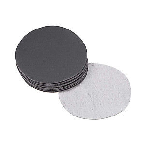 uxcell 3 Inch Wet Dry Sanding Discs 400 Grit Hook and Loop Sandpaper Electrostatic Sand Planting Silicon Carbide 10pcs