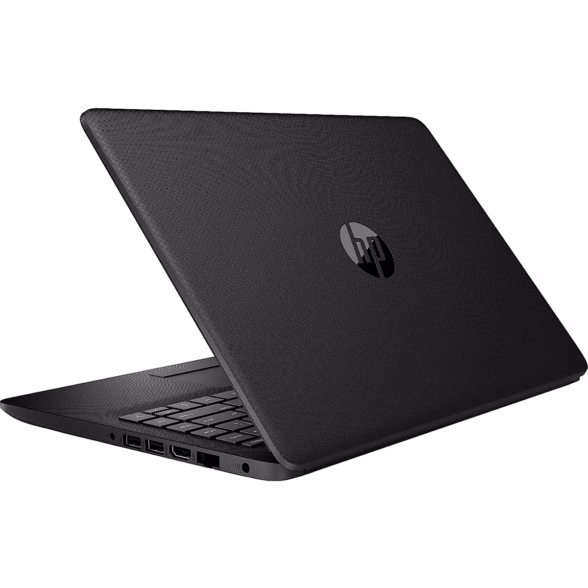 HP 14 inch HD Slim and Light Laptop, AMD Athlon Silver 3050U Processor, 4GB RAM, 128GB SSD, AMD Vega 3, HDMI, Wi-Fi, Bluetooth, Webcam, Windows 10 S, Black, W/ IFT Accessories, 14-dk100x
