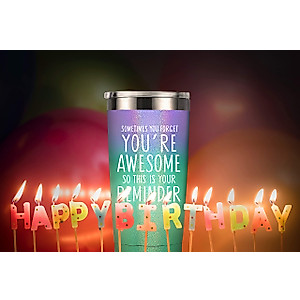 MASGALACC Inspirational Gifts for Women - Birthday Gifts, Thank You Gifts for Women, Mom, Wife, Sister, Best Friend, Her, Coworker, Employee - 20 Oz Insulated Tumbler