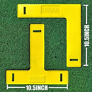 Zdgao Pickle Ball Court Marking Kit - Official Size Court Lines Floor Marker for Indoor Outdoor Pickle Ball Tennis Game