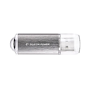Silicon Power Ultima II-I Series USB 2.0 4 GB Flash Drive - SP004GBUF2M01V1S (Silver)