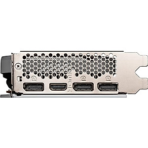 MSI Gaming GeForce RTX 4060 8GB GDRR6 Extreme Clock: 2505 MHz 128-Bit HDMI/DP Nvlink TORX Fan 4.0 Ada Lovelace Architecture Graphics Card (RTX 4060 Ventus 2X White 8G OC)