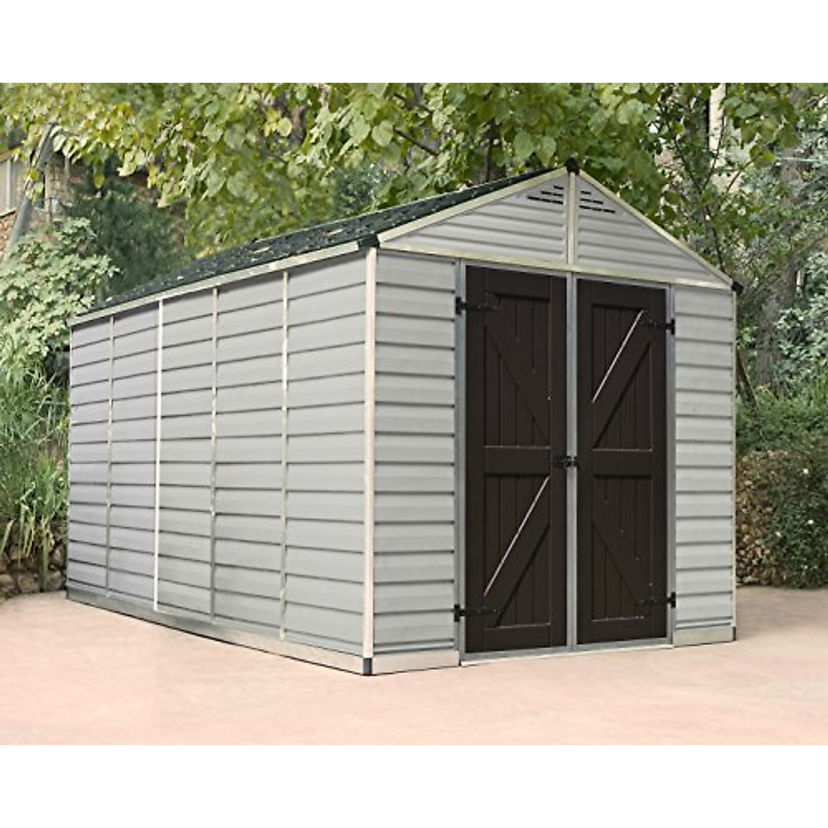 Palram - Canopia SkyLight 8' x 12' Storage Shed - Tan