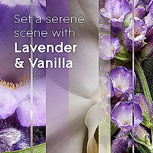 Glade PlugIns Refills Air Freshener, Scented and Essential Oils for Home and Bathroom, Lavender & Vanilla, 3.35 Fl Oz, 5 Count