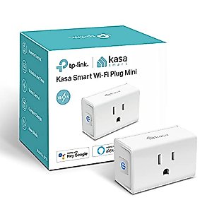 Kasa Smart Plug Ultra Mini 15A, Smart Home Wi-Fi Outlet Works with Alexa, Google Home & IFTTT, No Hub Required, UL Certified, 2.4G WiFi Only, 1-Pack(EP10), White