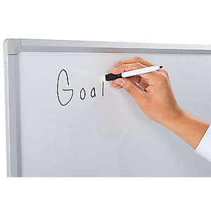 Displays2go 60 x 36 Inch Magnetic Dry Erase Board, Wall Mounted – White (WHBWAL6036)