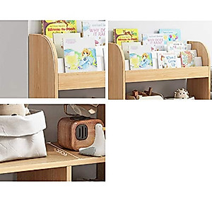 Bookcase Magazine Rack Newspaper Holder Multilayer Book Shelf Storage Rack Display Rack Freestanding Materials Home MUMUJIN (Size : 60X30X90CM)