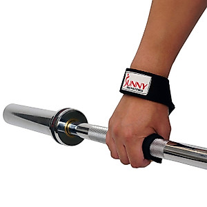 Sunny Health & Fitness Lifting Straps with Neoprene Padding, 2000lb Weight Capacity Heavy Duty Workout Wrist Straps for Weightlifting and Cross Training (Pair), Black