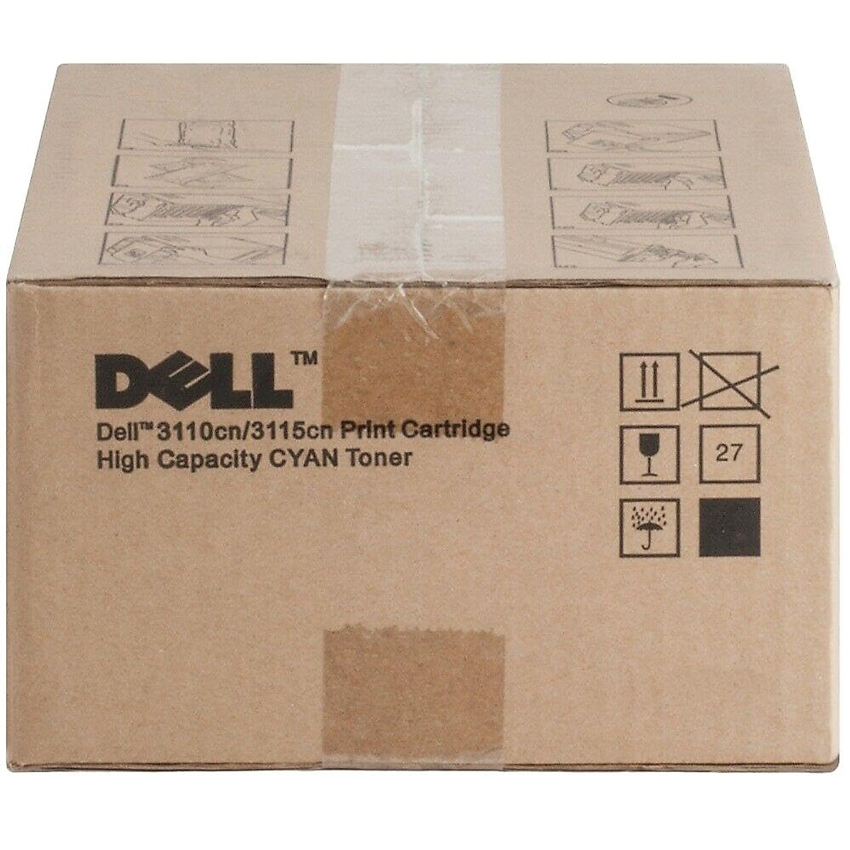 Dell PF029 Color Laser Printer 3110cn 3115cn Toner Cartridge (Cyan) in Retail Packaging