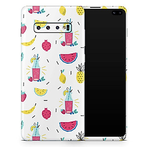 DesignSkinz Tropical Summer Love v1 Protective Vinyl Decal Wrap Skin Cover Compatible with The Samsung Galaxy S20 (Screen Trim & Back Glass Skin)